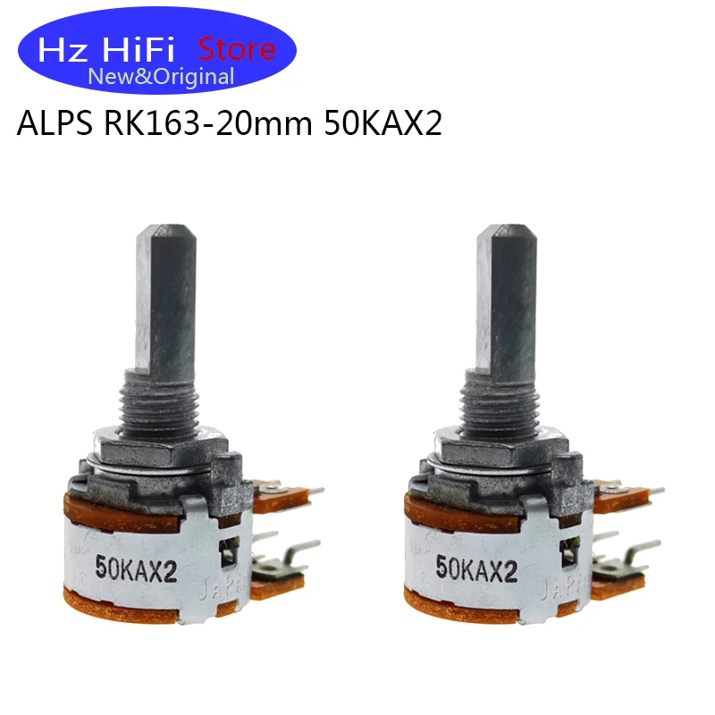2PCS-HOT-New-Japan-ALPS-RK16312-50K-50KAX2-Metal-Shaft-Type-RK163 ...