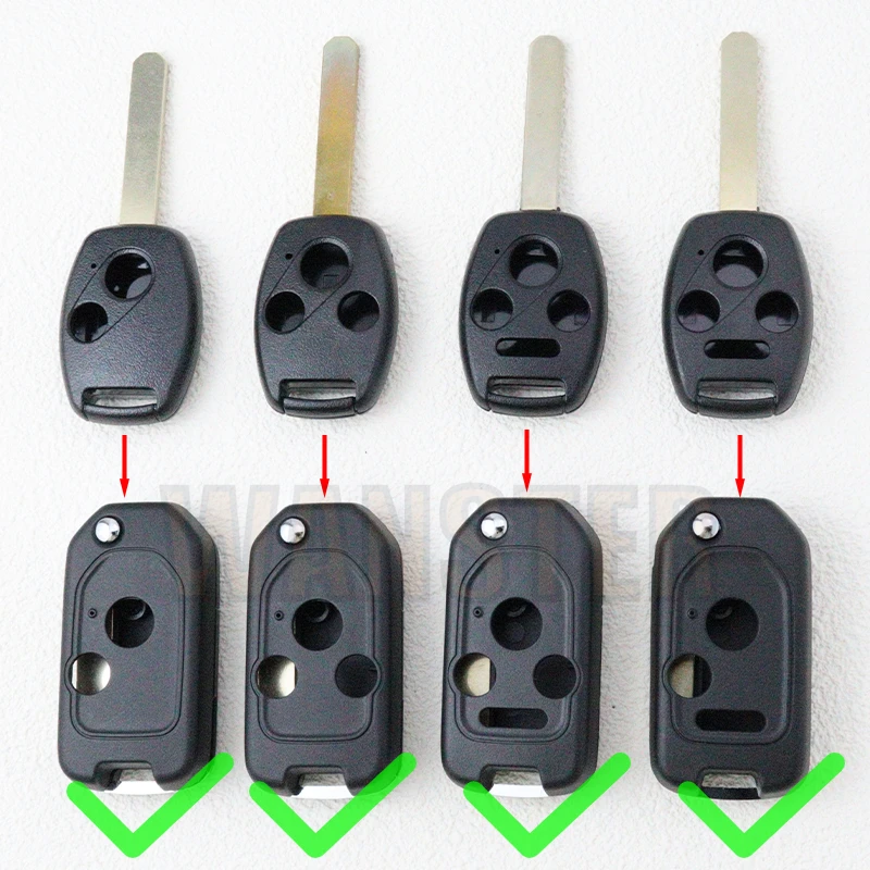 Modifying-Car-Key-Housing-Remote-Fob-Case-Shell-Housing-for-HONDA ...