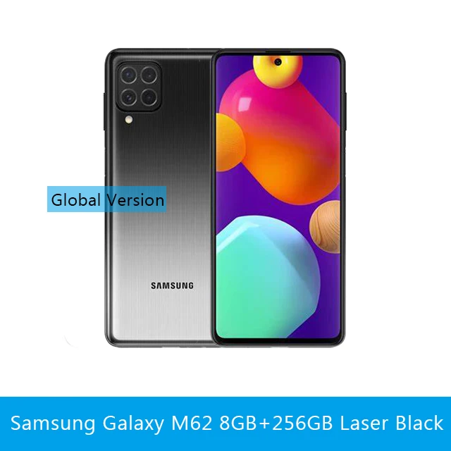 Samsung Galaxy M62 M625FD 4G Smartphone Exynos 9825 Octa-core 7000mAh Battery Cellphone Super ...