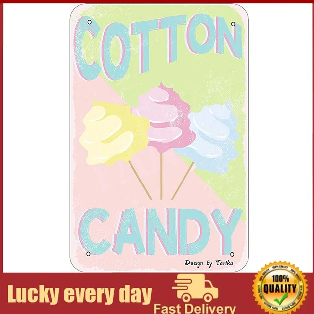 Vintage Cotton Candy Sign