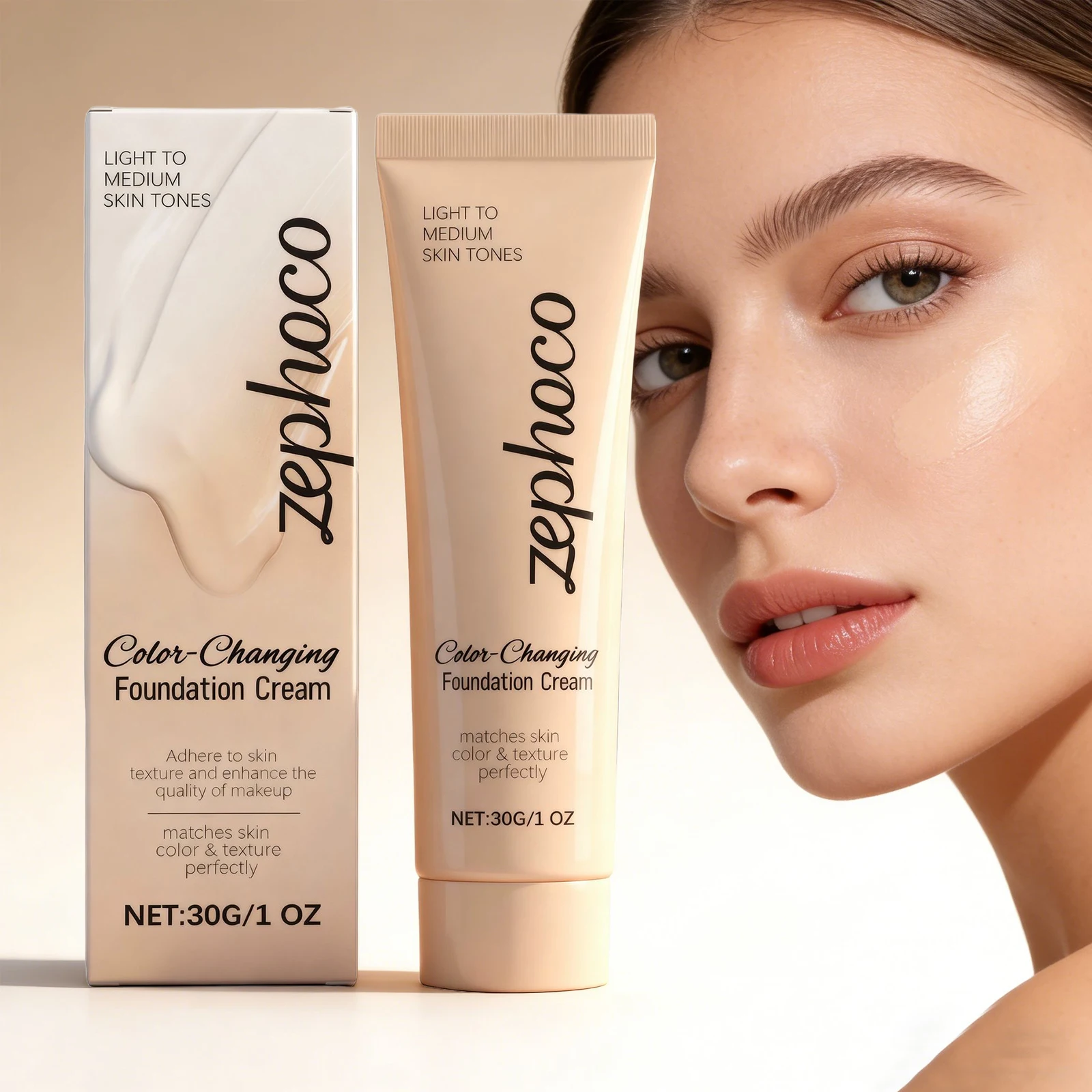 Concealer Color Change Foundation Waterproof Covering Acne Scars Even ...