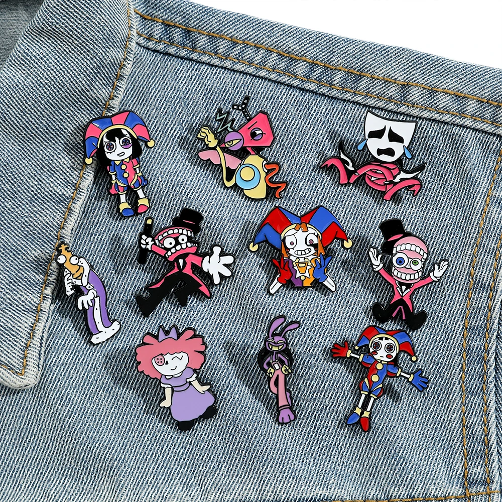 The-Amazing-Digital-Circus-Brooches-Cartoon-Pomni-Jax-Enamel-Lapel-Pins ...