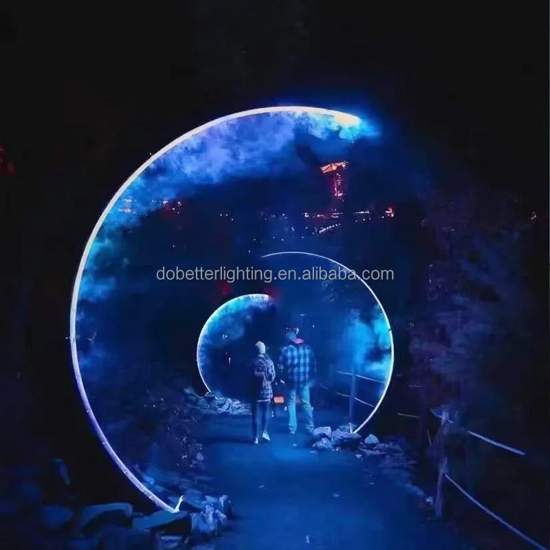Intelligent-LED-Outdoor-Decoration-Water-Mist-Moon-Arch-Circular-Mist ...