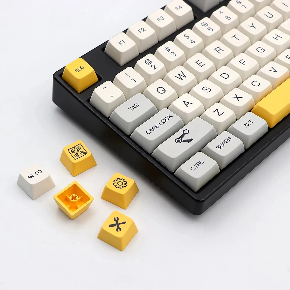 Keysland-127-Keys-PBT-Keycap-MDA-Profile-Heavy-industry-Personalized ...
