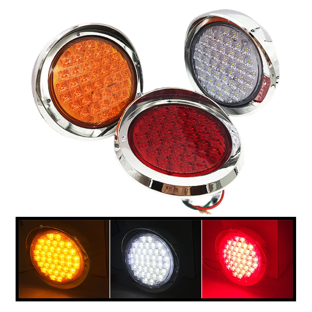 2Pcs-LED-Tail-Lights-Trailer-12V-24V-Tractor-Rear-Light-Truck-Brake ...