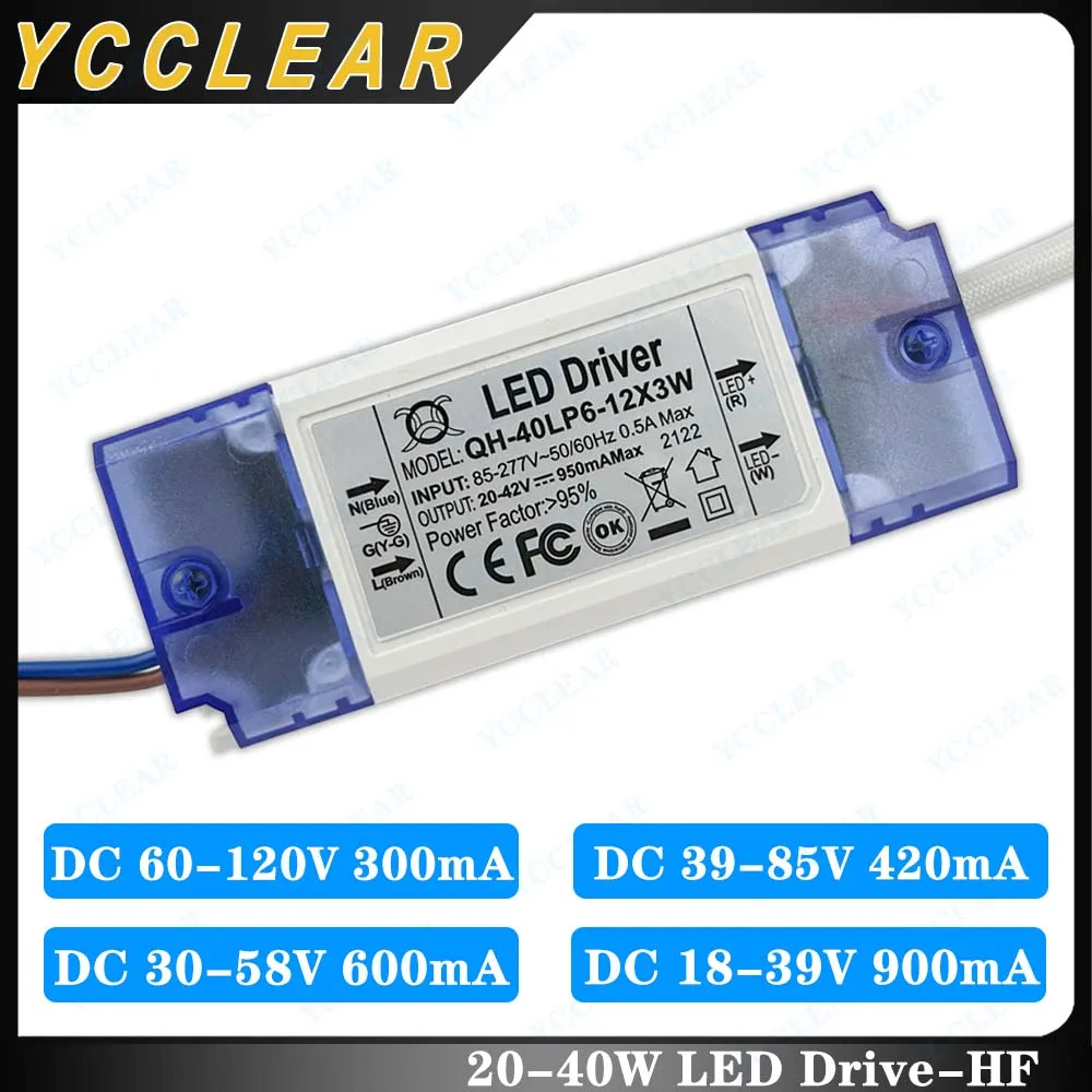 20W-24W-25W-28W-30W-36W-40W-LED-Driver-900mA-600mA-420mA-300mA-DC18-39V ...