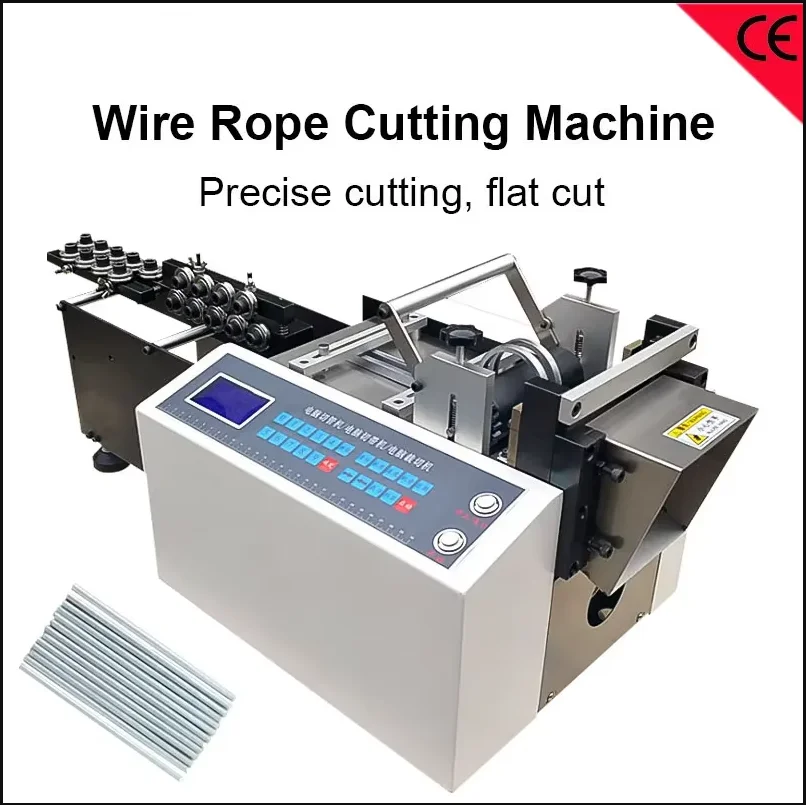0.1-2mm Metal Wire straightening Wire rope flat cutting machine ...