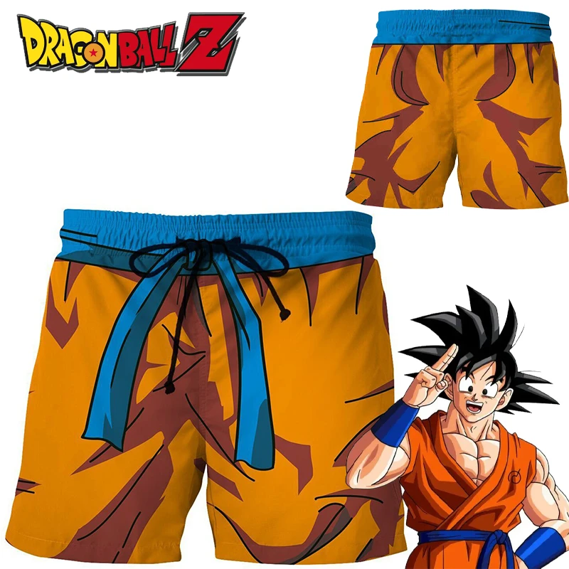 Dragon Ball Son Goku Short Pants Summer Men Gym Running Shorts Cartoon ...