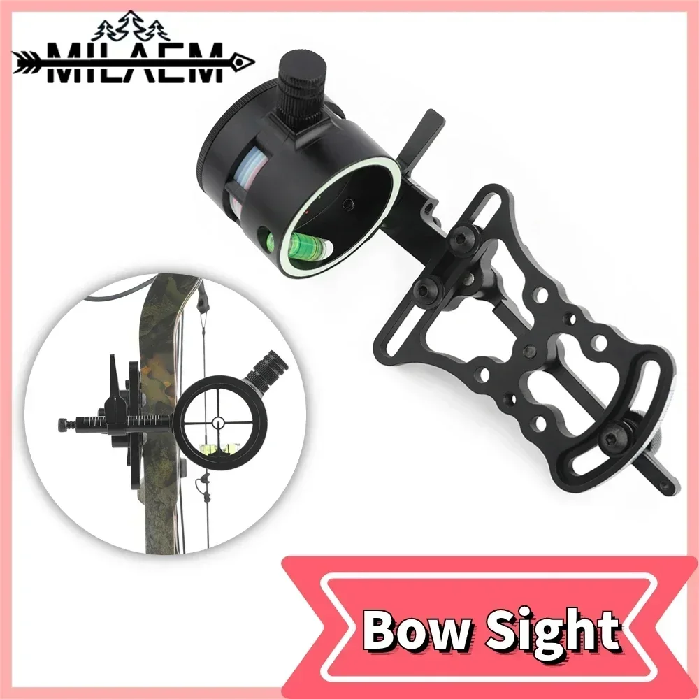 Archery-Compound-Bow-Sight-2-Pin-0-019-Optical-Fiber-Pin-Aviation ...