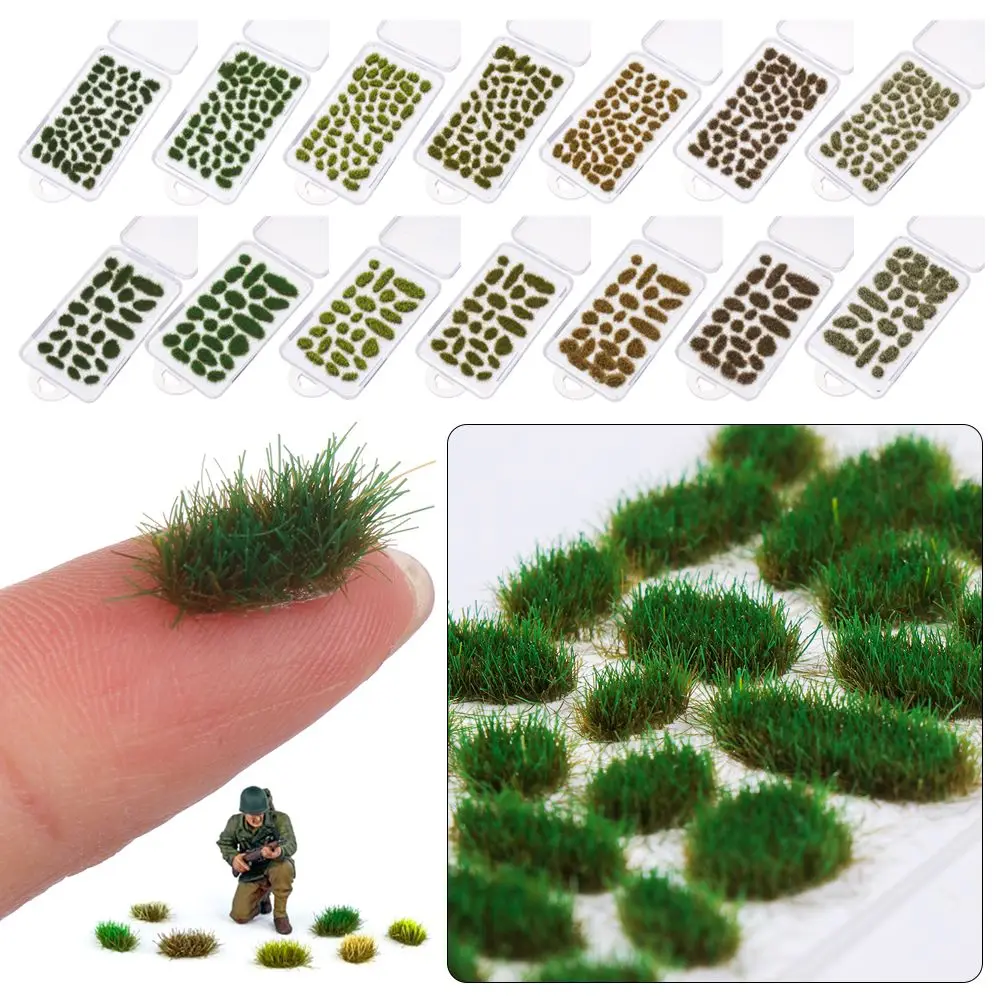 Artificial-Grass-Tufts-Miniature-Grass-Bushes-Micro-Landscape-Plant ...