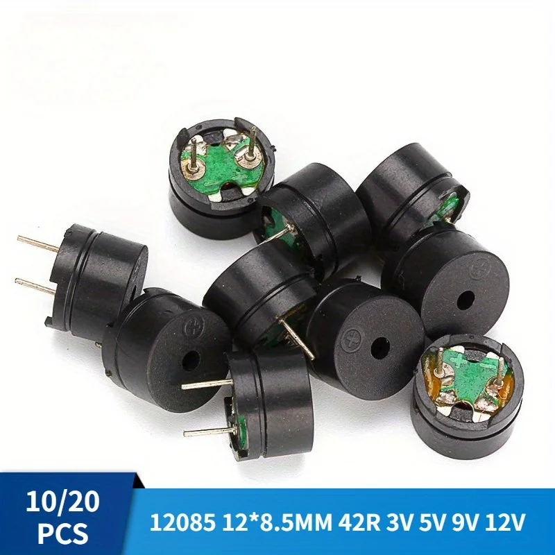 Zumbador-pasivo-de-10-20-piezas-12085-12MM-42R-resistencia-Mini ...