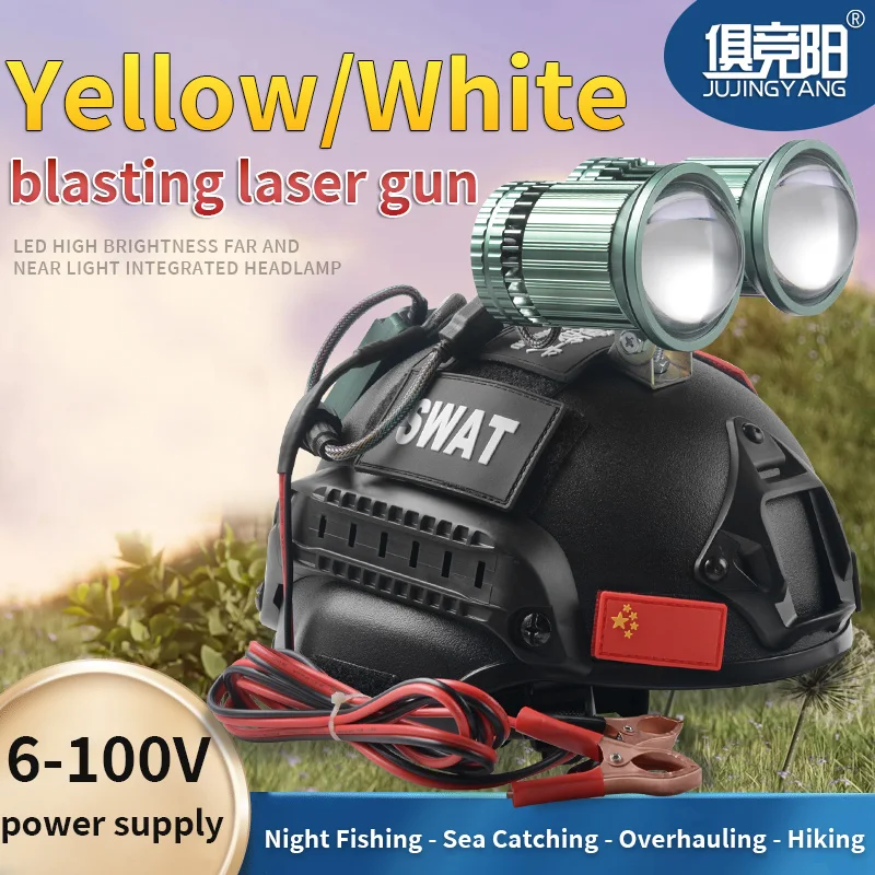 High-Power-Laser-Cannon-Headlight-200W-Led-Strong-Light-Long-Range ...