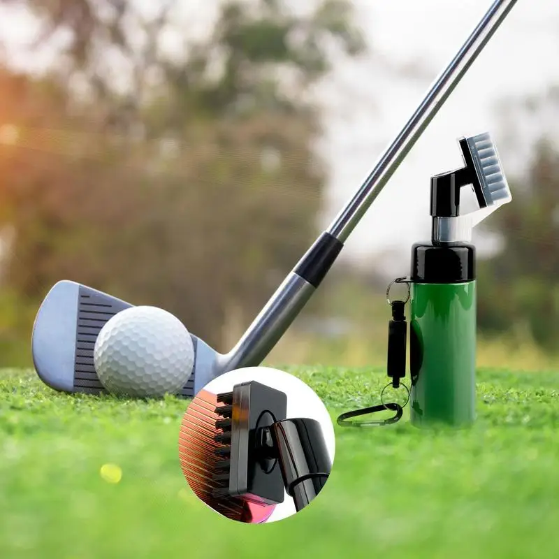 Golf Club Cleaner Brush With Anti Leak Reservoir Tube Stiff Nylon ...