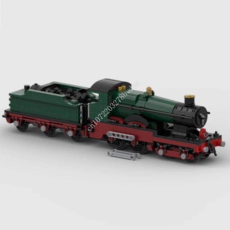 955PCS-City-Railway-Train-MOC-GWR-Class-3440-Steam-Locomotive-Model ...