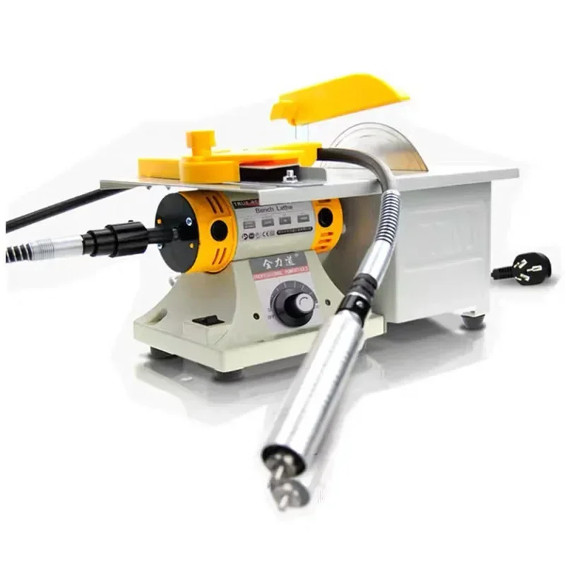 350W Multifunction Mini Table Saw Stone Polisher Jade Engraving Machine ...