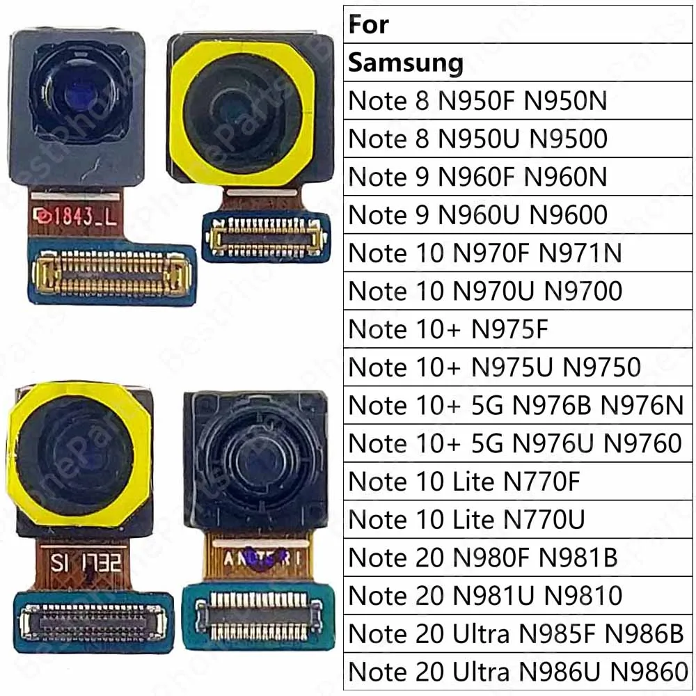 Front Selfie Camera For Samsung Galaxy Note 10 Lite 10+ Plus 20 Ultra ...