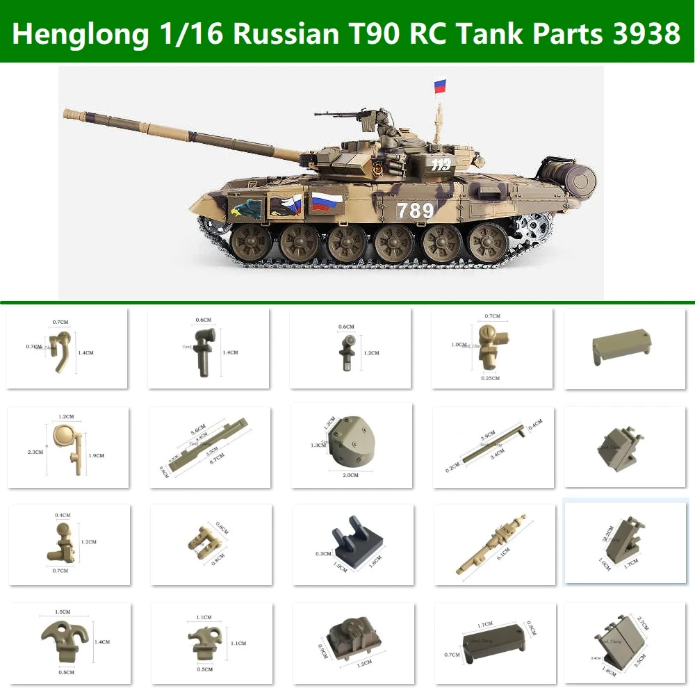 Henglong 1/16 Russia RC Battle Tank T90 Plastics Parts 3938| | - AliExpress