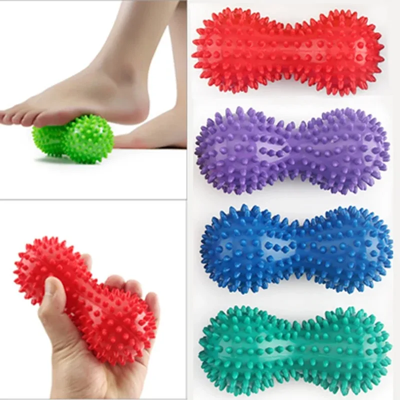 Foot-Massage-Roller-Peanut-Double-Lacrosse-Spiky-Ball-Myofascial-Balls ...