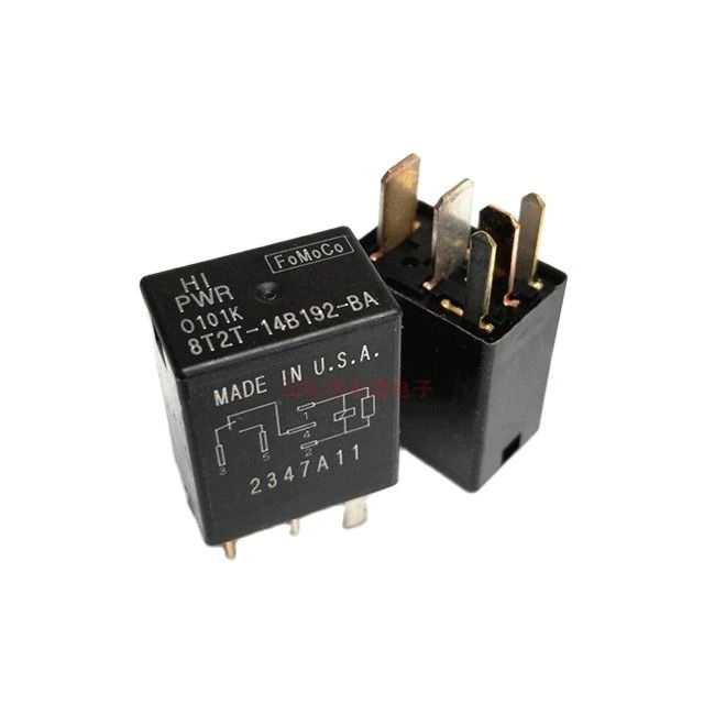 8T2T 14B192 AB BA AA relay 5 pin 4 pin is applicable to Ford Mondeo 13 ...