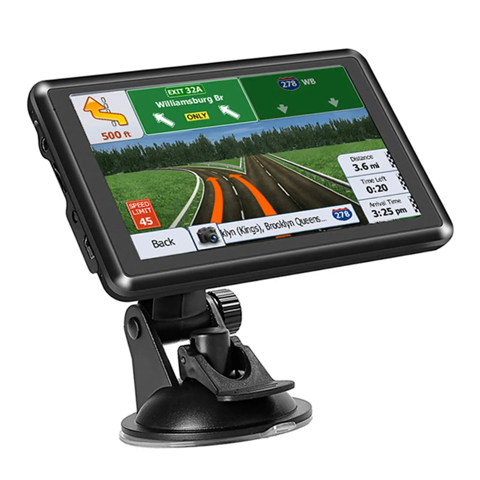 Navegador GPS con pantalla táctil de 5 pulgadas, transmisor FM estéreo ...
