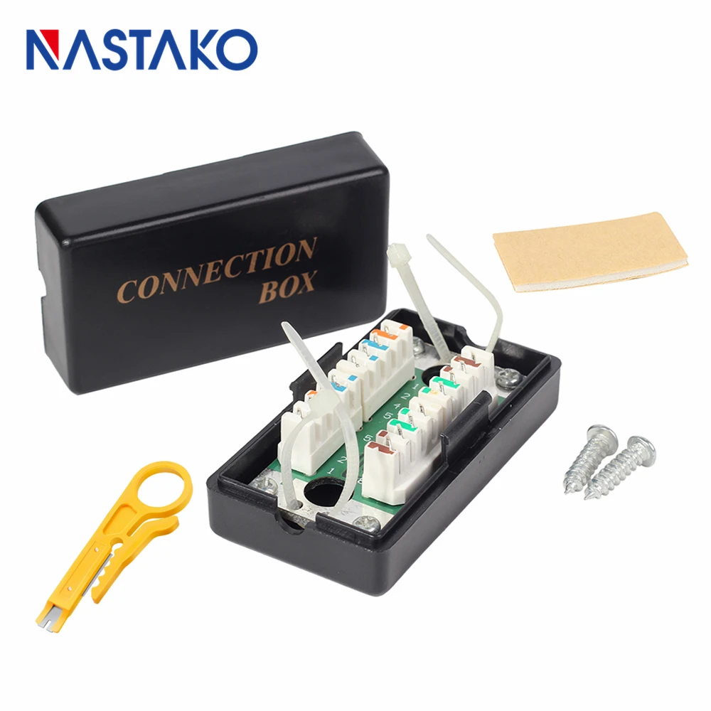 Rj45 Cat5e Junction Box Unshieled / Lsa To Lsa Connection Box / Rj45 ...