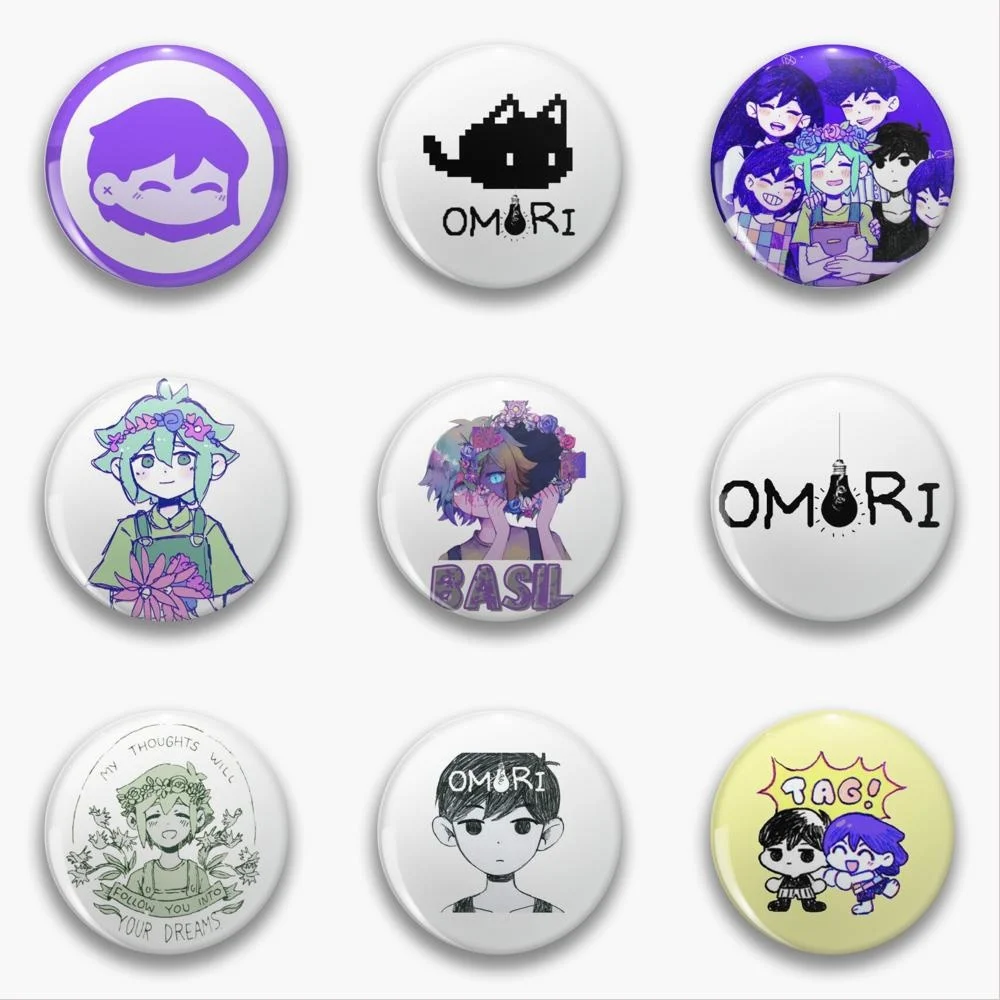 Omori Broches broche Badge custom customized anime shirt Funny pins for ...