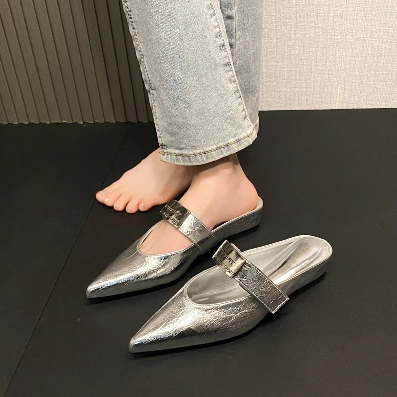 Hot Selling Stylish and Elegant Spring 2025 Women's Sharp Toe Buckle ...