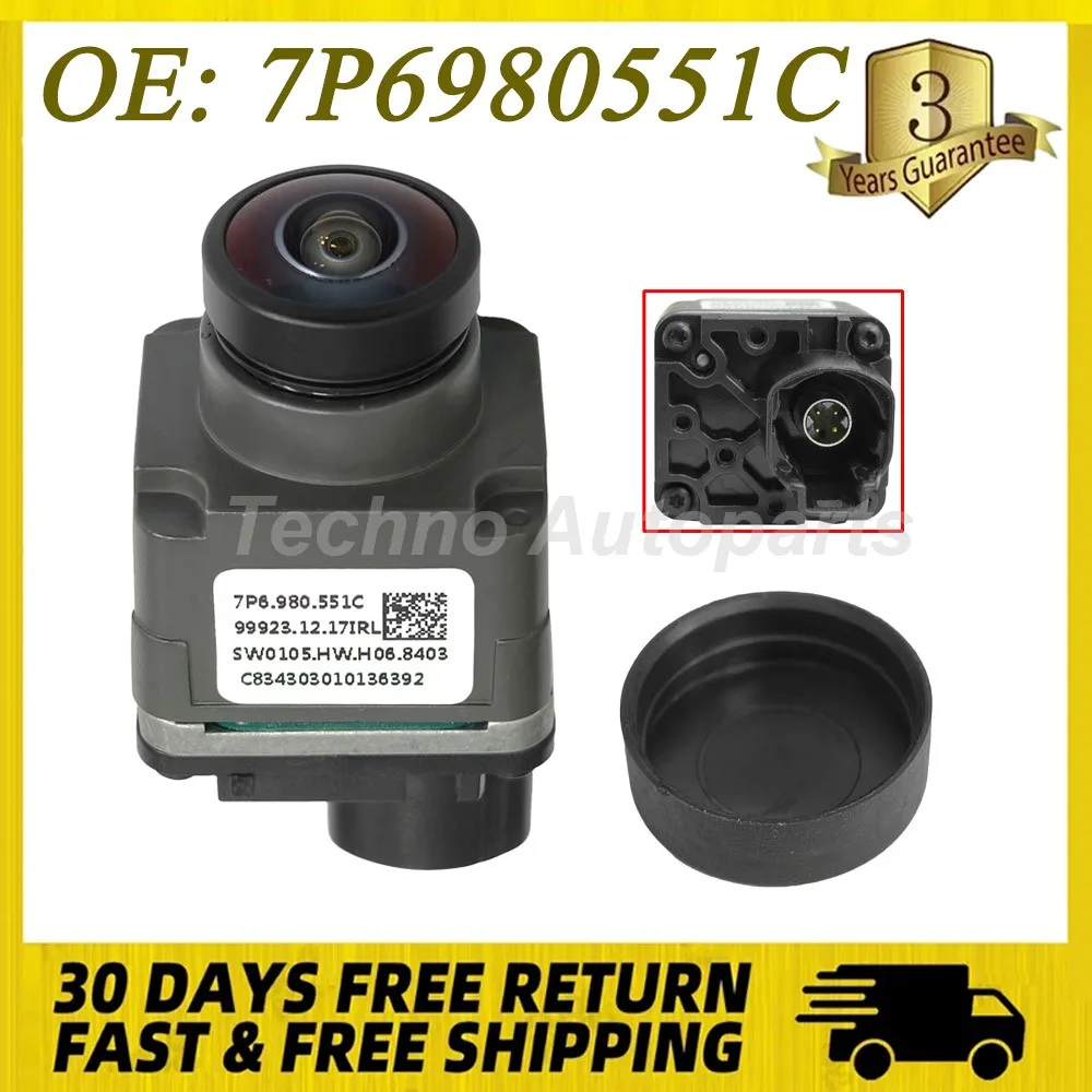 7P6980551C For Audi A6 C7 Q7 A8 A7 Touareg 2011-2018 Car Rear view ...