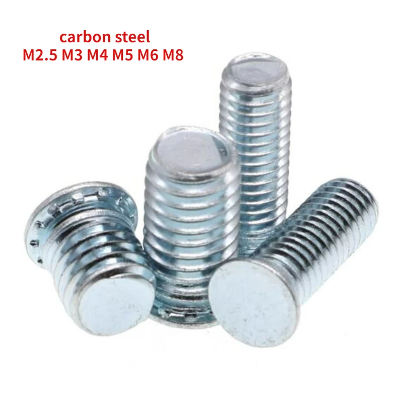 Self-Clinching-Screw-Studs-Pressure-Rivet-Screw-Carbon-Steel-Blue-White ...