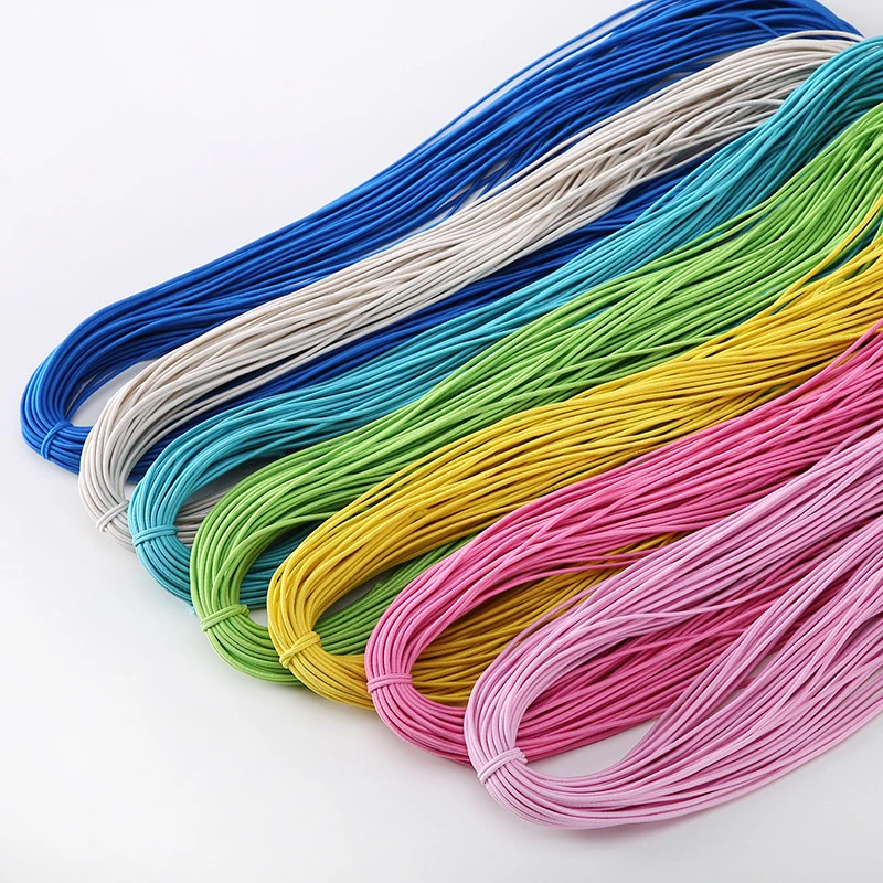 2mm-Colorful-Round-Elastic-Band-Polyester-Single-Strand-Rubber-Core ...