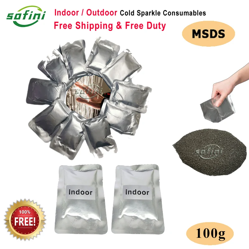 Ti-Powder-Metal-Dust-100g-Ti-Powder-Stage-Cold-Spark-Fountain-Machine ...