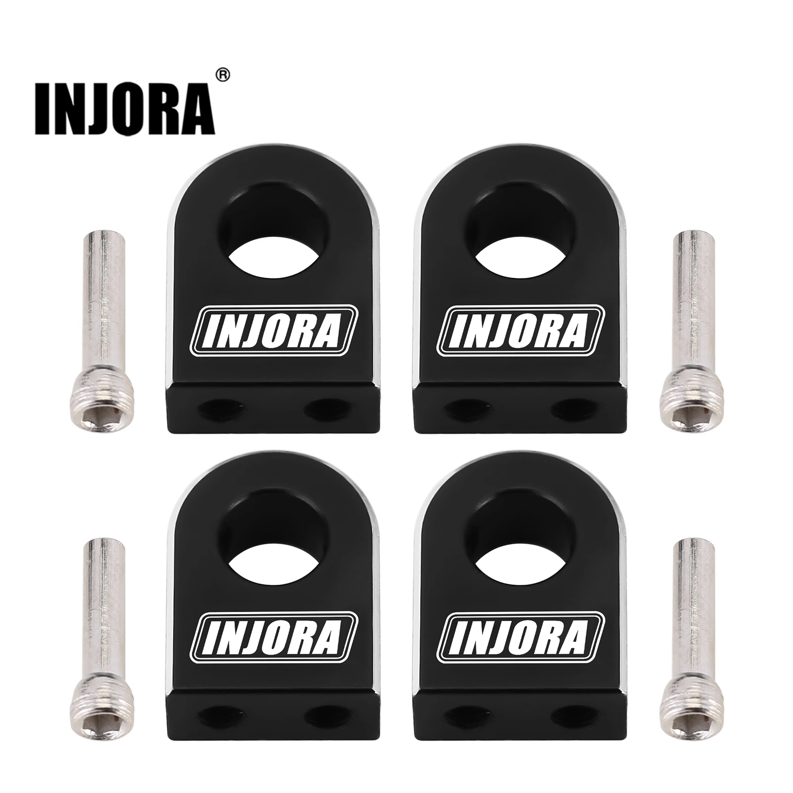 INJORA CNC Aluminum Body Post Mount for 1/10 RC Crawler Axial SCX10 PRO ...