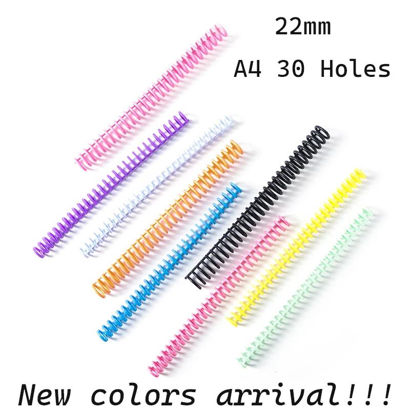 5pcs-Plastic-Loose-leaf-Ring-Binder-Binding-Strip-A4-Rings-Binding ...