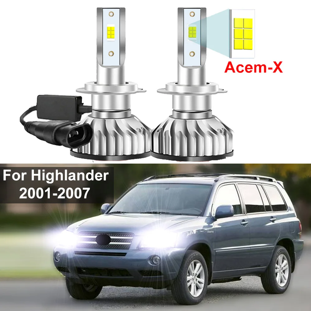2Pcs-For-Toyota-Highlander-2001-2002-2003-2004-2005-2006-2007-Led ...
