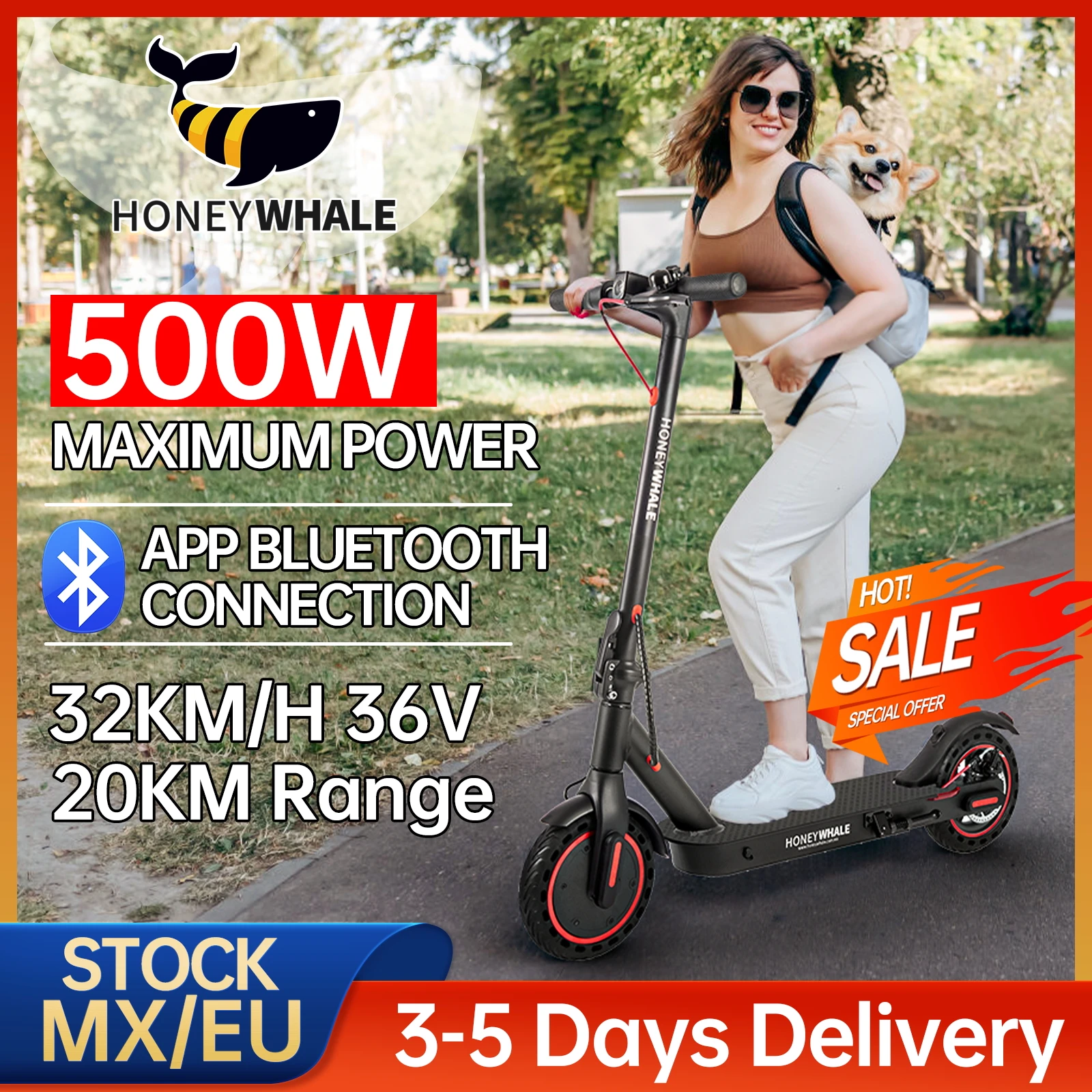 HONEYWHALE-M2-Pro-foldable-electric-Scooter-for-adults-maximum-power ...