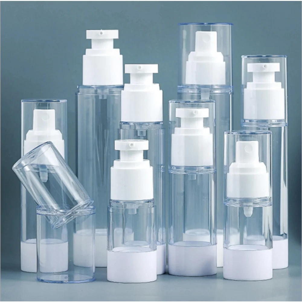 15/30/50/100ml AS Vacuum Pump Refillable Bottles Lotion Dispenser ...
