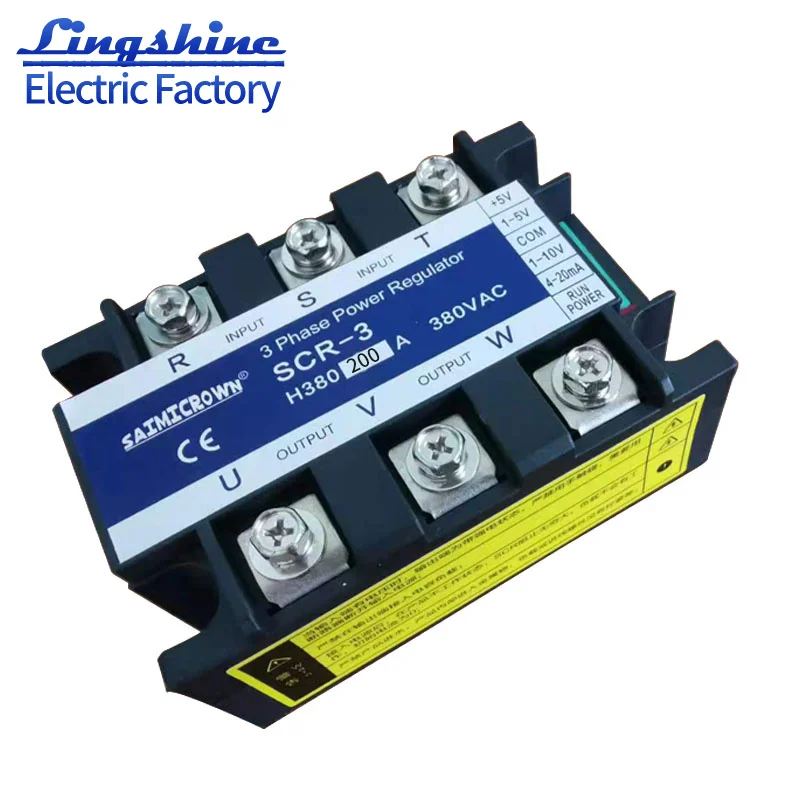 380VAC 200A SCR 2000AThree Phase Voltage Regulator Power Controller ...