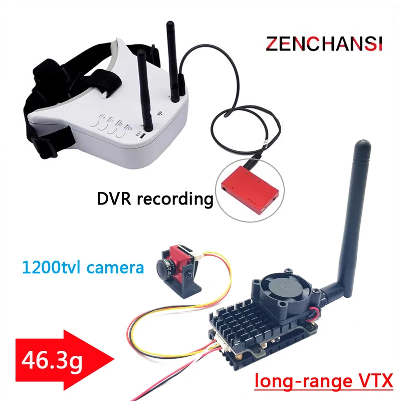 Long-Range-5-8Ghz-2W-FPV-Wireless-Transmitter-2000MW-and-CMOS-1200TVL ...