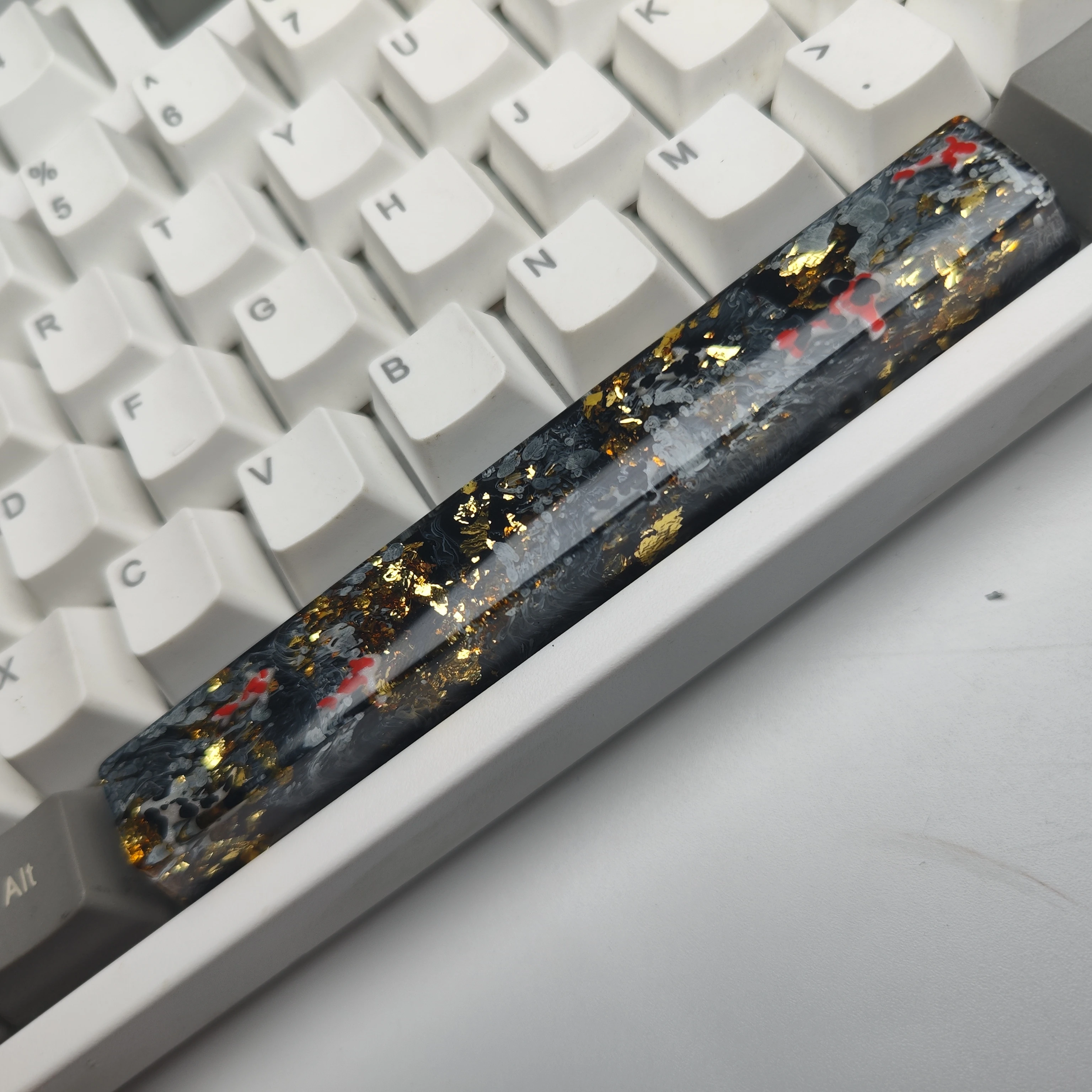 6.25u OEM Profile Spacebar Handmade Resin keycaps Luxury DIY Keycaps ...