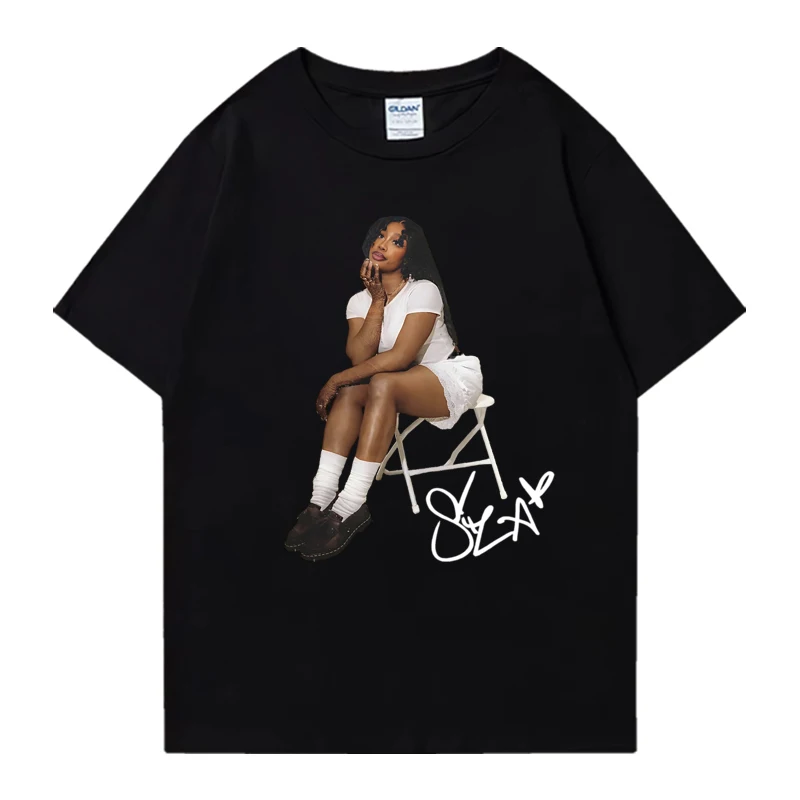 SZA T-Shirt in White Outfit – Minimalist Graphic Tee for Fans