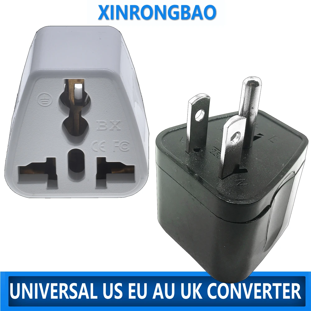 Universal-EU-UK-AU-to-US-USA-3-Pins-USA-Plug-Canada-AC-Travel-Power ...