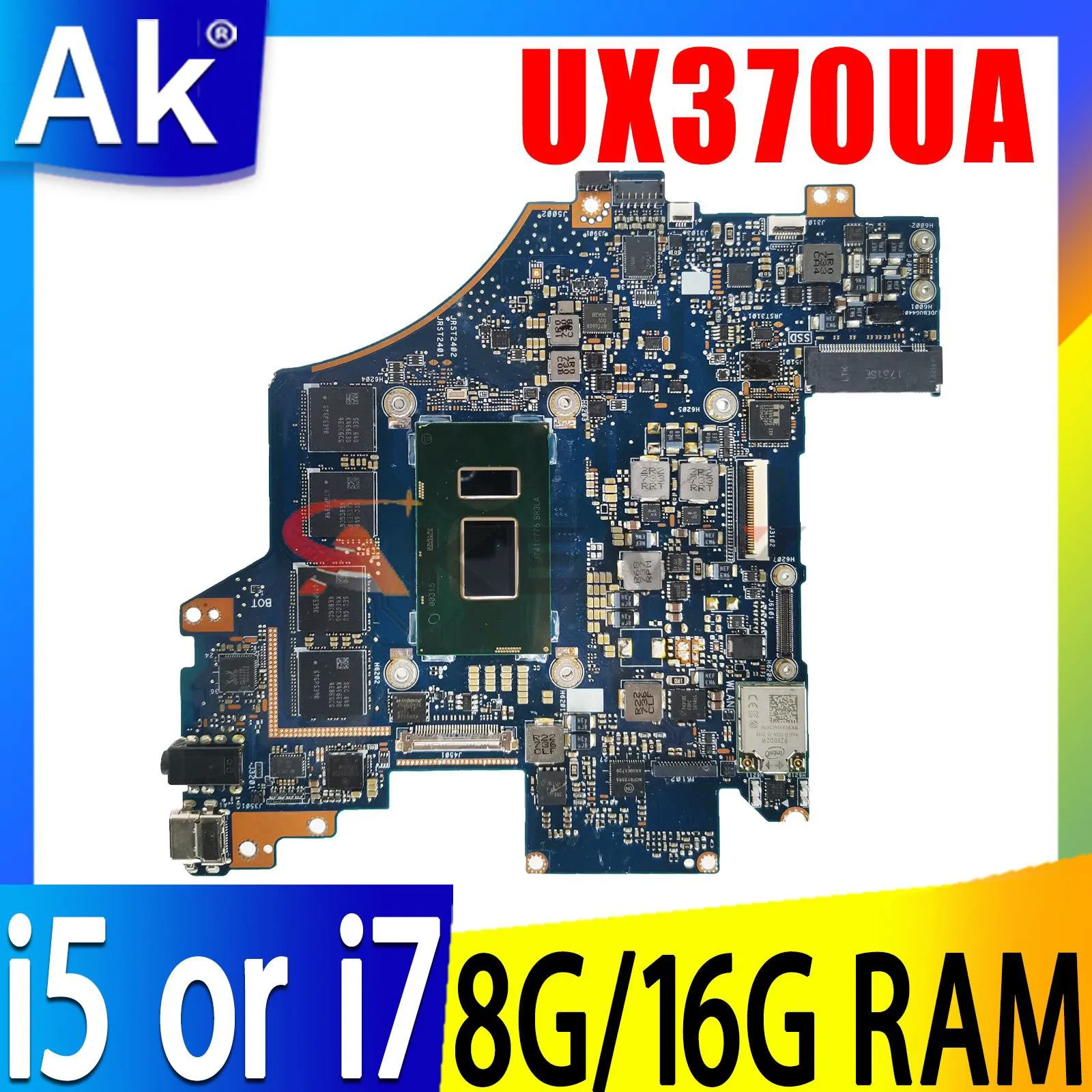 Shenzhen-UX370U-Mainboard-For-ASUS-Zenbook-Flip-S-UX370-UX370UAR ...