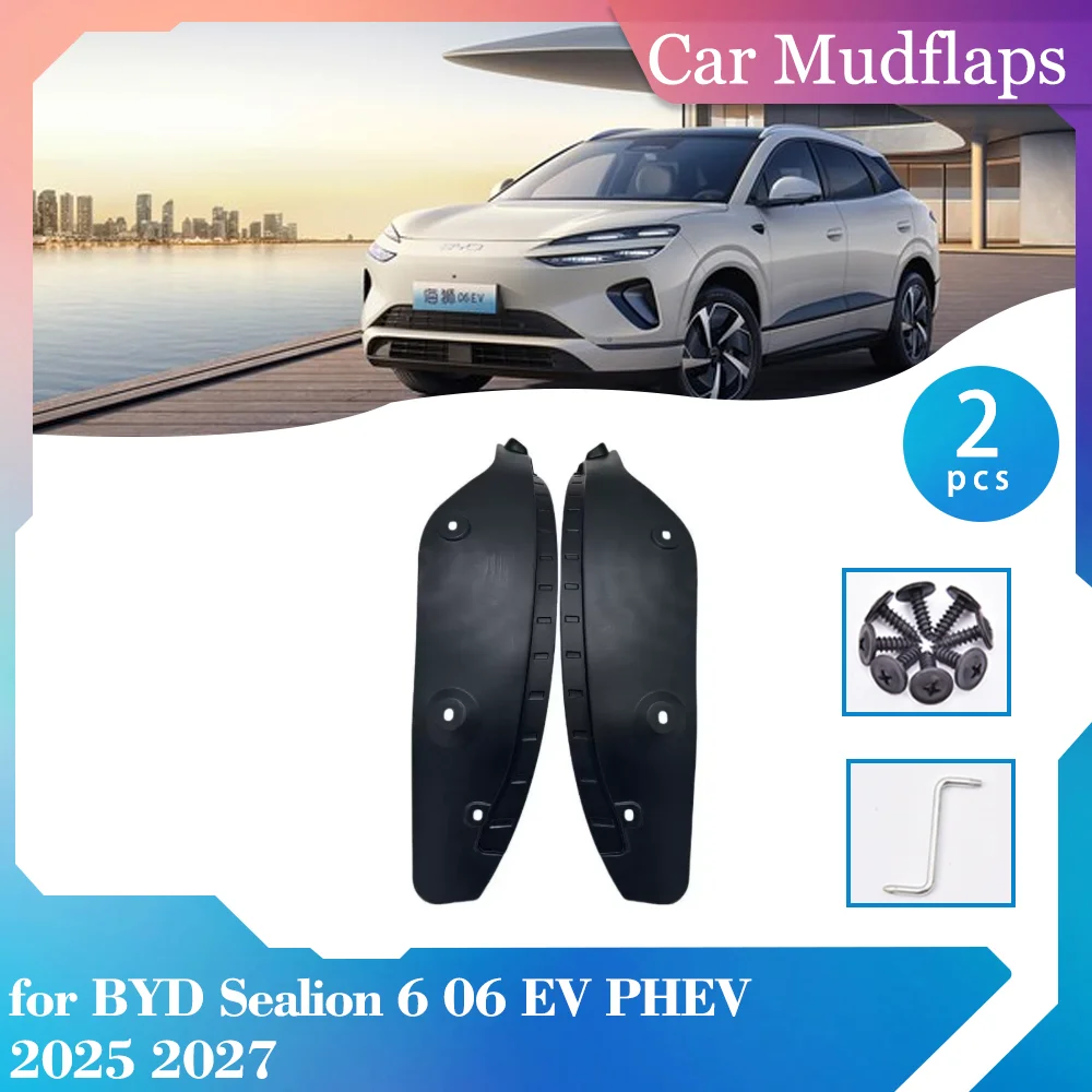 Car Mudguards for BYD Sealion 6 06 EV PHEV 2025 2027 Inside Mud Flaps ...