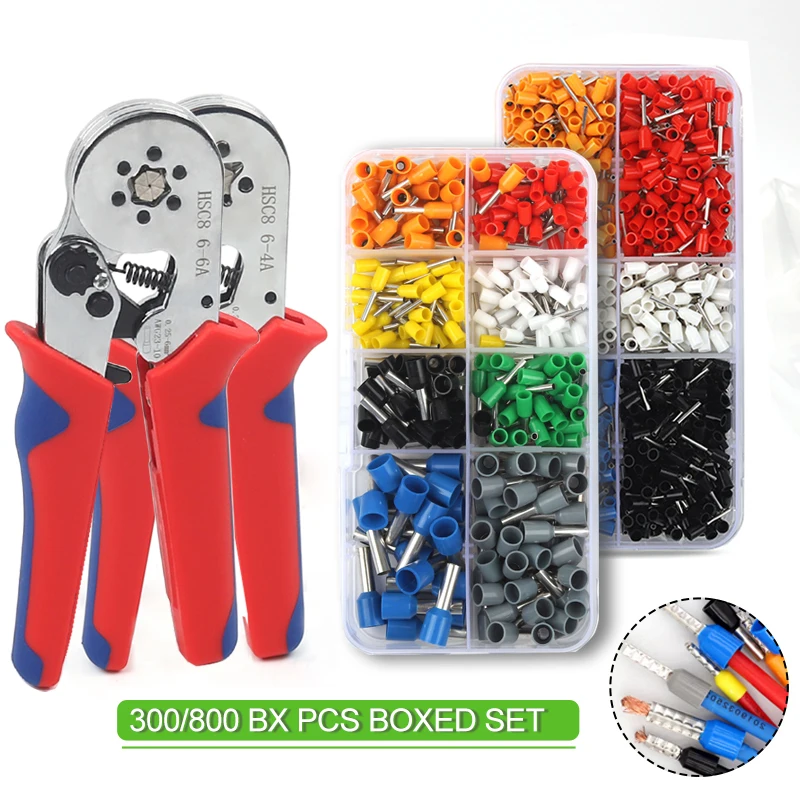 Boxed-Insulated-Clamp-VE-Tubular-Terminal-Sets-Tube-Terminal-Kit ...