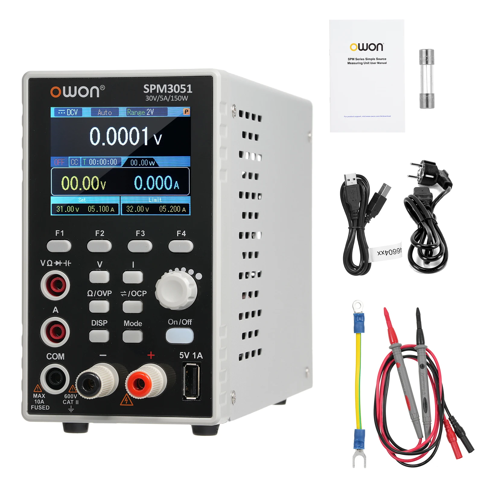 OWON-Alimentation-programmable-de-laboratoire-multim-tre-r-gul-bouton-d ...