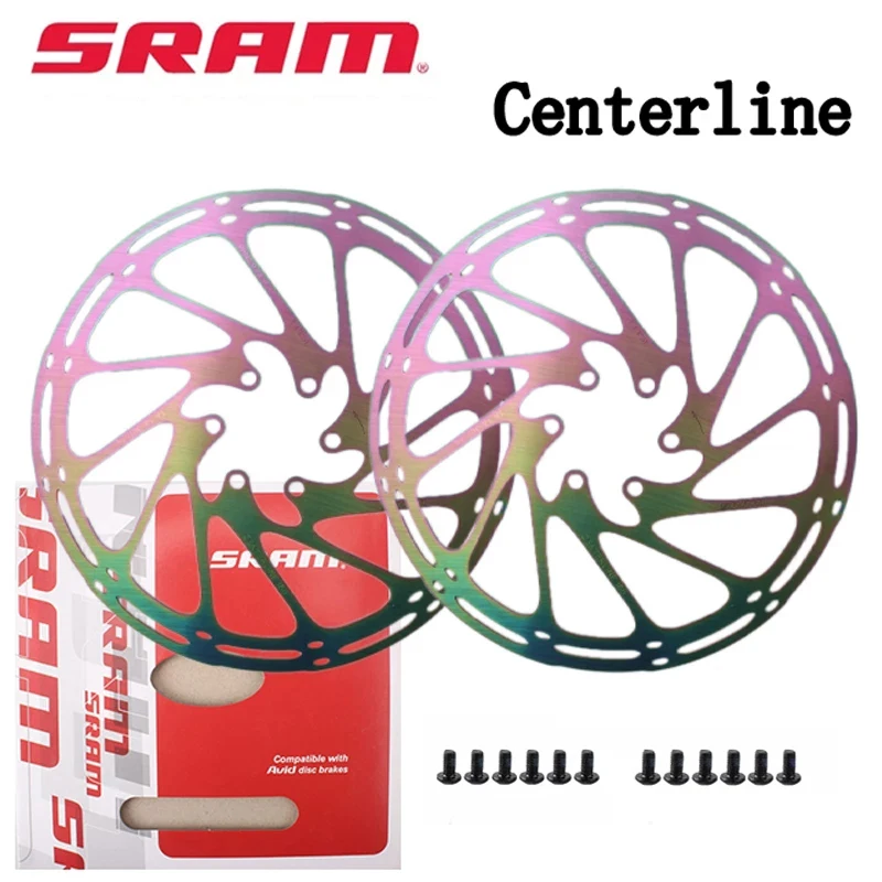 2PCS SRAM Avid Bike Brake Rotors Rainbow Gold 160mm 180mm 203mm ...