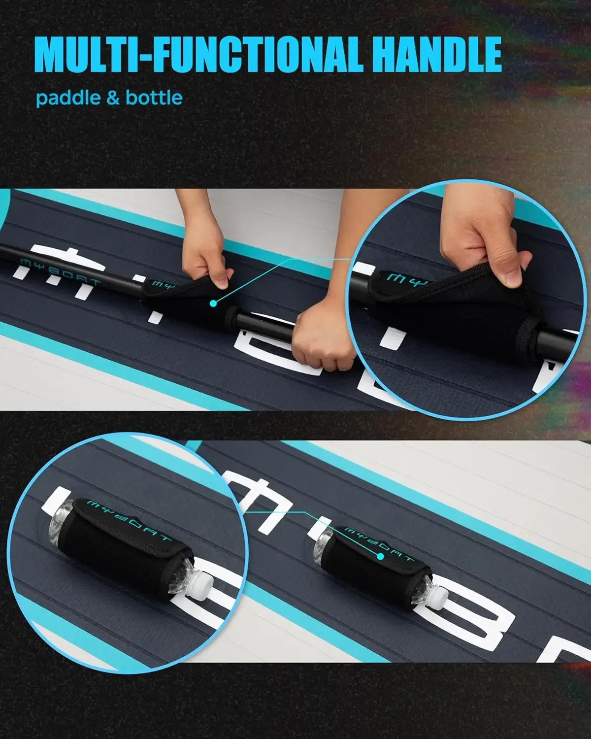 SUP Board with 3 Removable Fins & Dual Bungee – OUTFITTERS PURSUIT