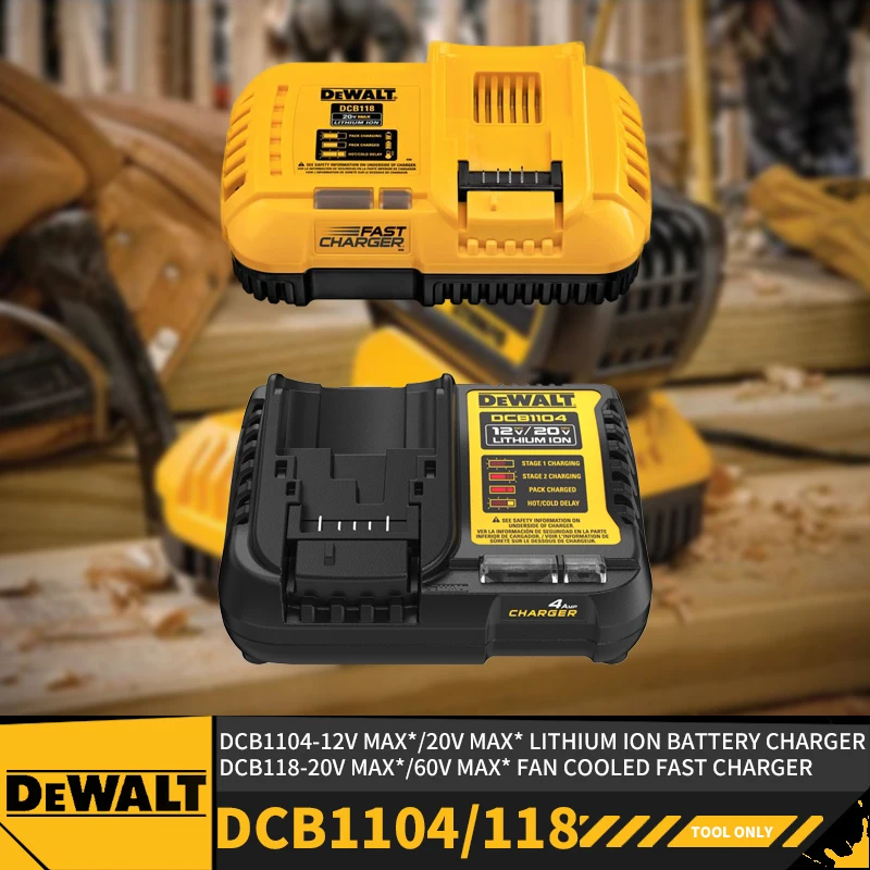 DEWALT-Lithium-Ion-Battery-Charger-DCB1104-DCB118-220V-Lithium-Ion ...