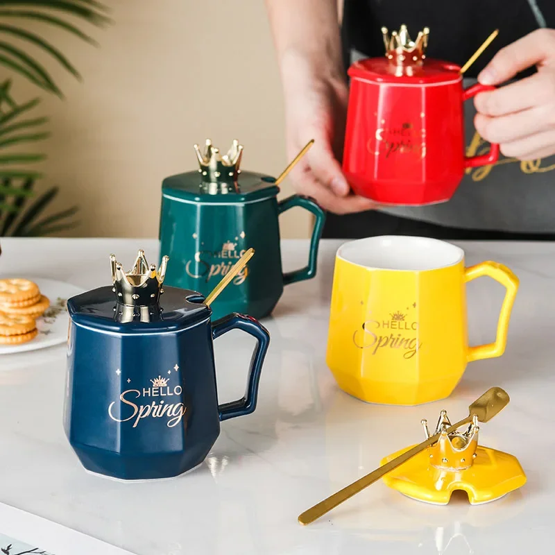 Creative-Golden-Crown-Ceramic-Coffee-Mug-Mugs-Drinkware-Cups-and-Mugs ...