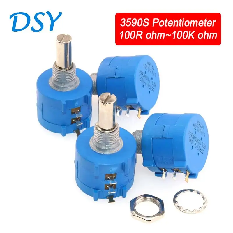 1PCS-3590S-Precision-Potentiometer-3590-103-102-203-502-503-Ohm ...
